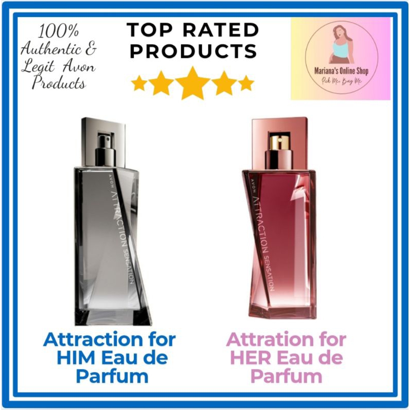 Avon Attraction Sensation EAU de Parfum 75ML | Shopee Philippines
