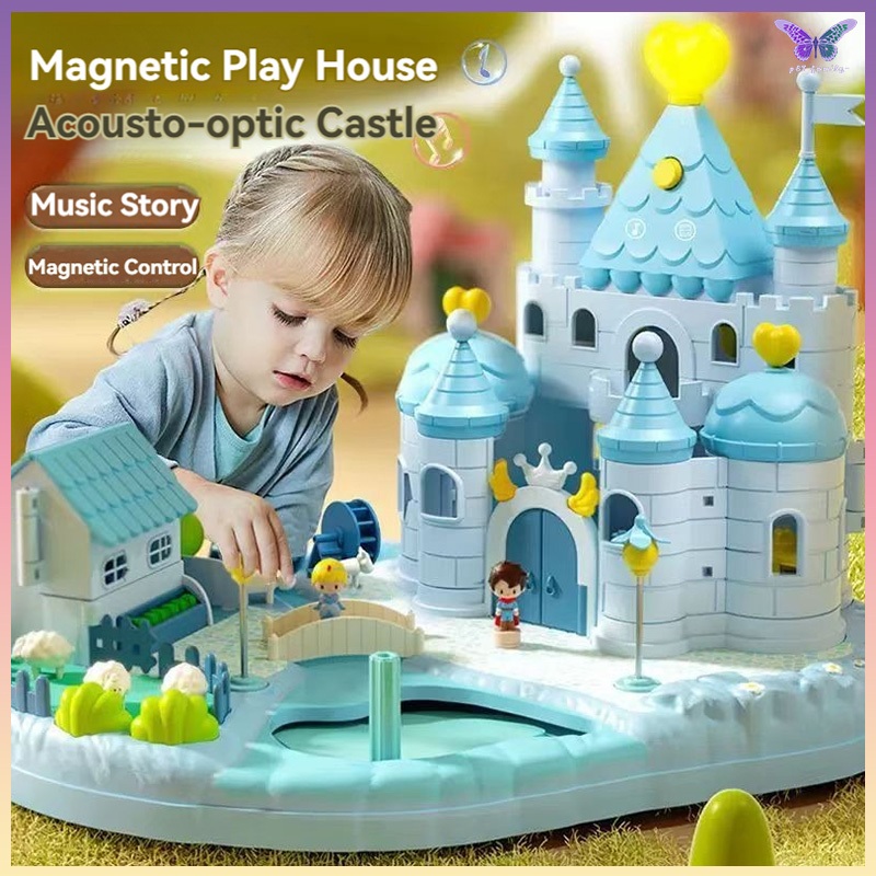 Toy Girl Magnetic Attraction Play Home Children's Toy Little Princess ...