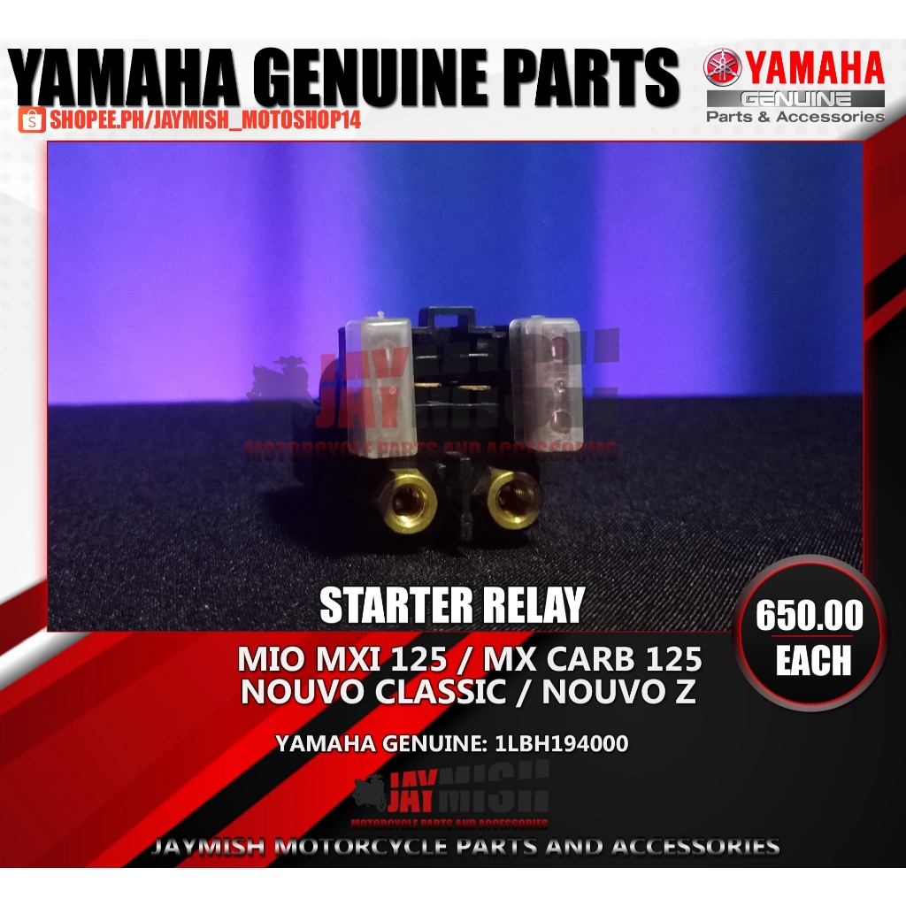 Starter Relay for Mio MXi 125 / MX Carb 125 / Nouvo Classic & Nouvo Z ...