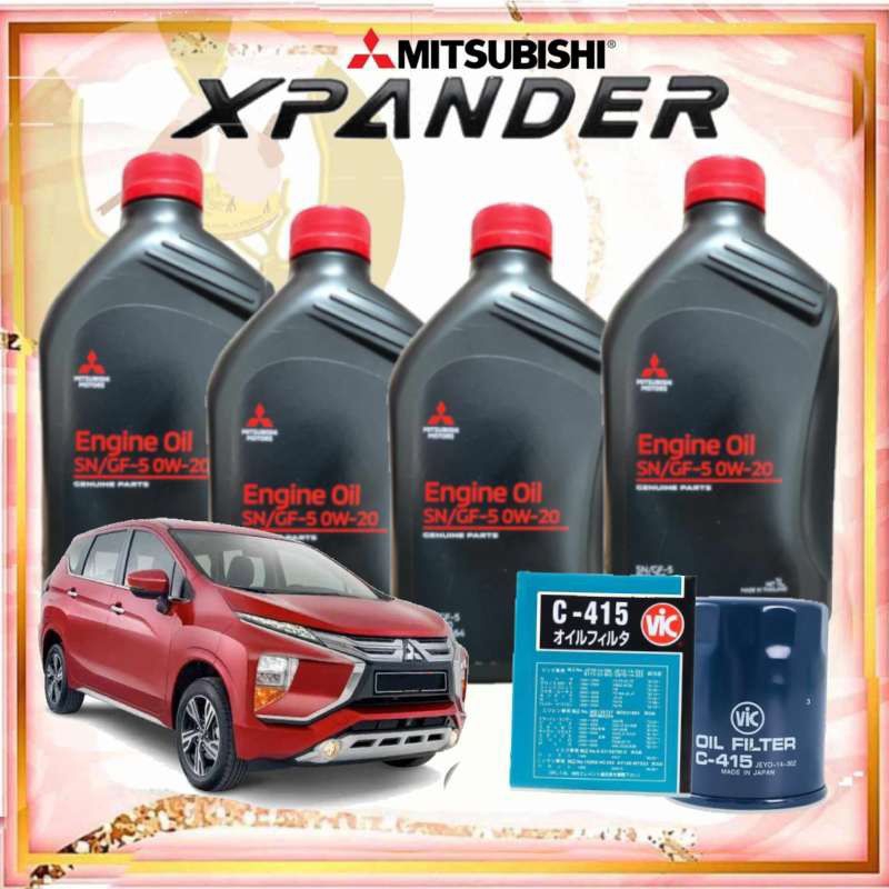 Mitsubishi Xpander Change Oil Bundle Mitsubishi 0W-20 Synthetic Engine ...