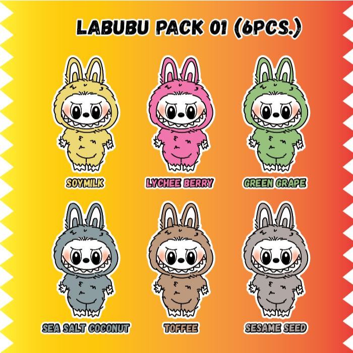 BIG Labubu Sticker Pack 01 (waterproof) | Shopee Philippines