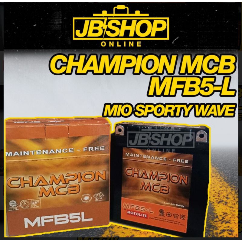 MIO SPORTY WAVE(12N5-3B )(YB5L)(MFYB5L) MF12N5 CHAMPION MOTOLITE ...