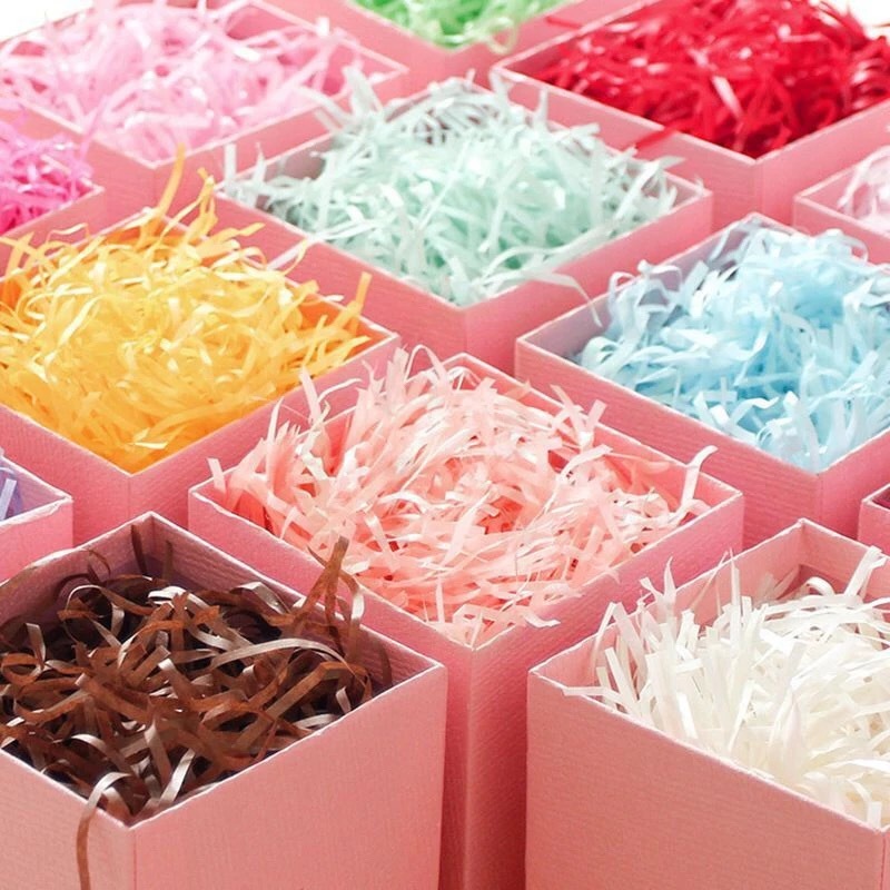 Cheapest Shredded Paper |100 grams Colorful Paper Gift Packaging ...