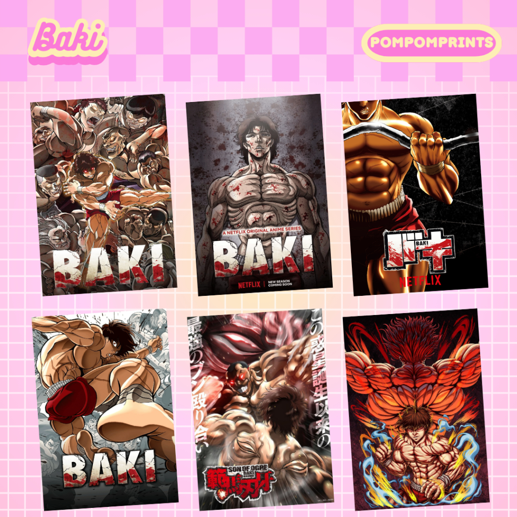 Baki Hanma : Anime A4 Posters | Shopee Philippines
