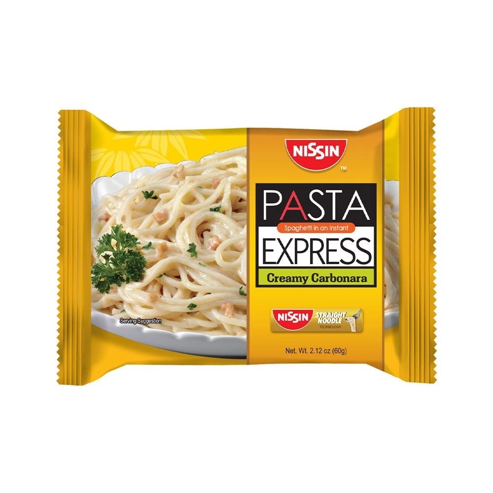 Nissin Pasta Instant Creamy Carbonara 60g | Shopee Philippines