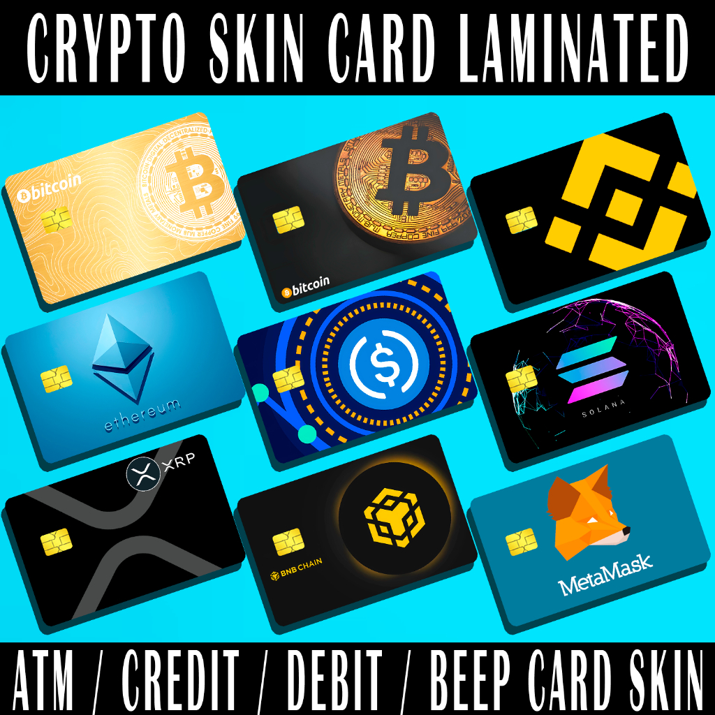 CRYPTO - (SKIN CARD STICKER) ATM/CREDIT/DEBIT/BEEP (SKIN CARD STICKER ...