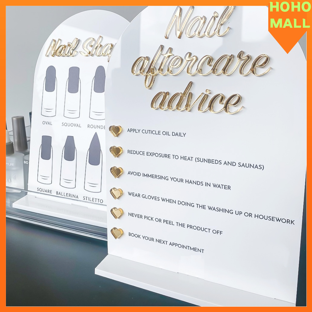 Nail Tip Display board Acrylic Advice Board Manicure False Nail Showing ...