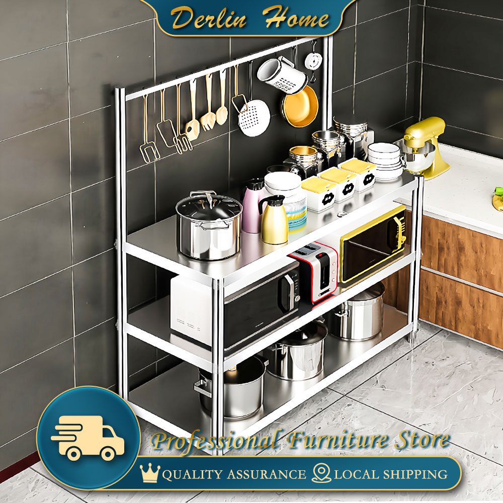 （COD)Gas Stove Stand，Kitchen thickened storage rack, Kitchen Organizer ...