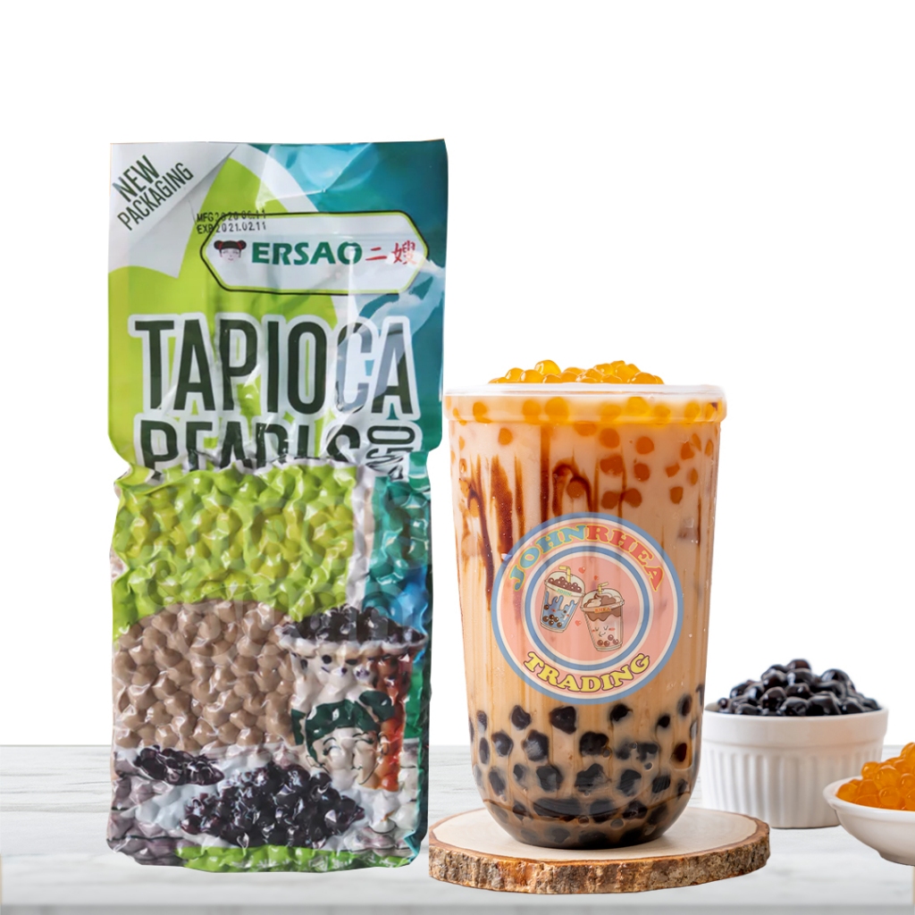 Ersao Boba Tapioca Pearl Sago Black (1KG) | Shopee Philippines