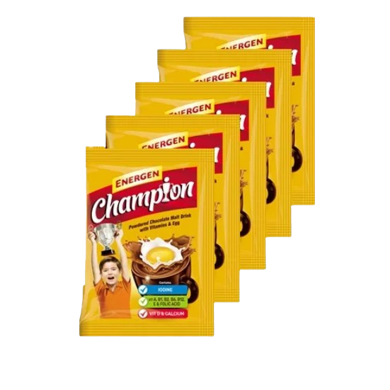 20pcs Energen Champion Malt Drink Singles (35g x 20s) - Nutritious ...