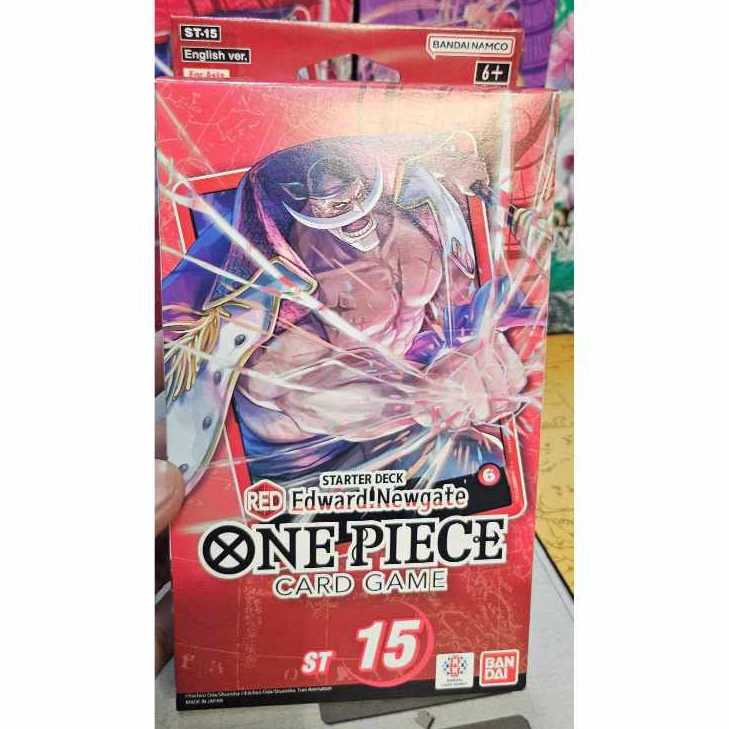 One Piece TCG [ENGLISH] ST15 RED Edward Newgate Starter Deck [ENGLISH VERSION] (no prb pack ...