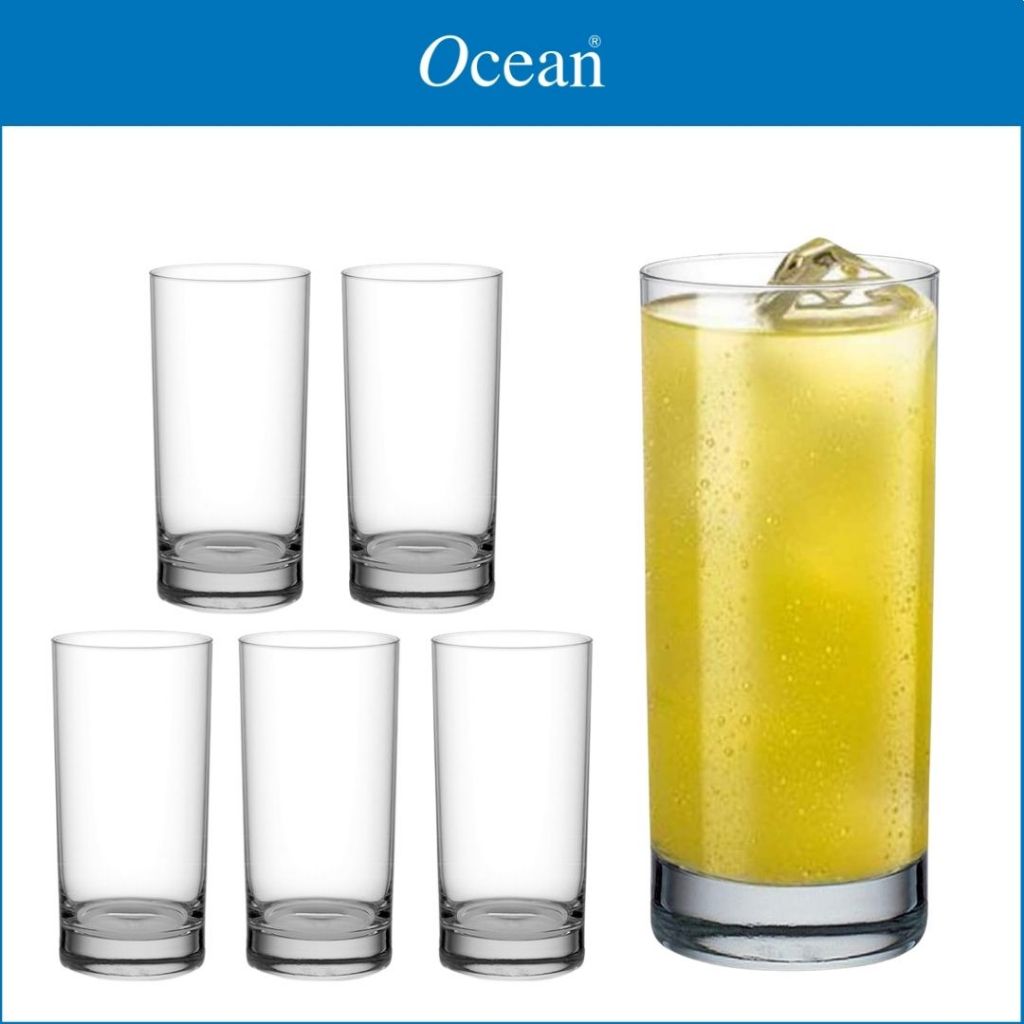 Ocean Glassware San Marino Tumbler Drinking Glass 10 Oz. / 290 Ml (Set ...
