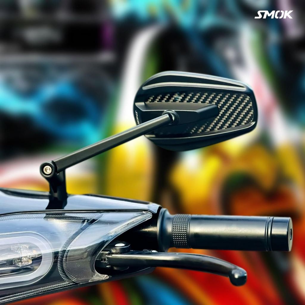 SMOK Sonic Carbon Mirror Universal Side Mirror Diamono Round | Shopee ...