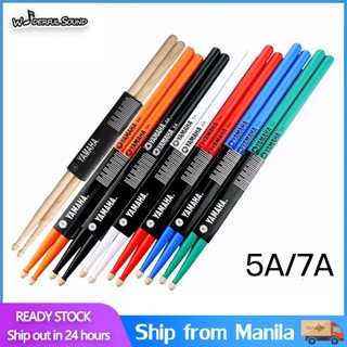 5A / 7A YAMAHA 1 Pair Wooden Drum Sticks Wood Drumsticks Set Drum ...
