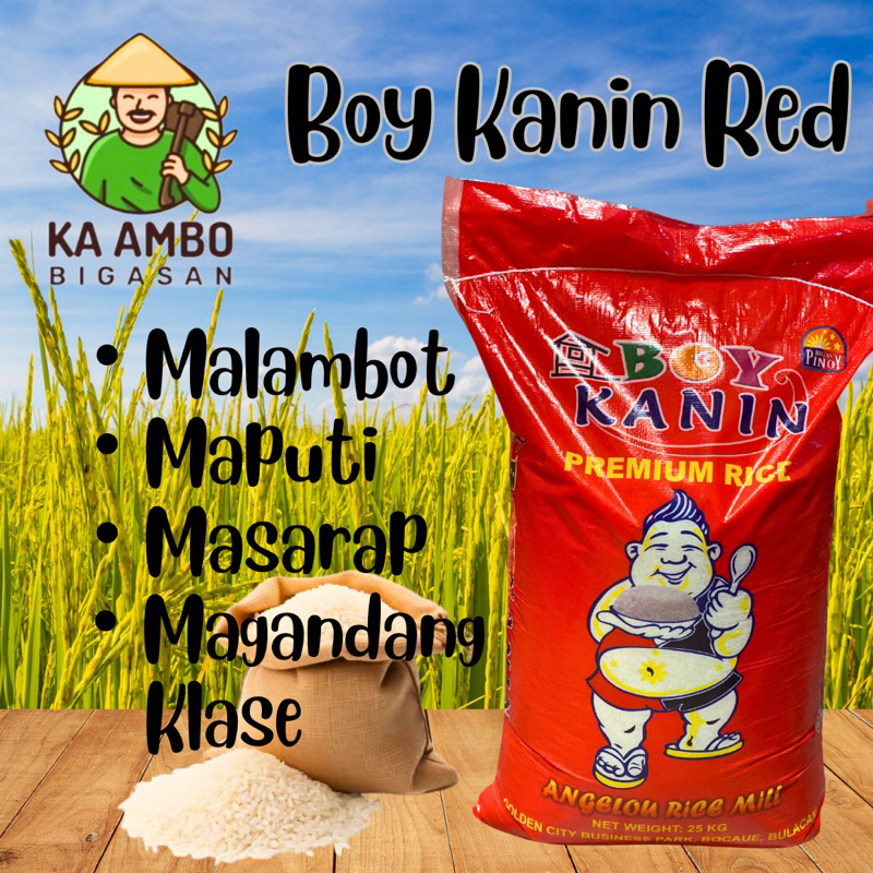 BOY KANIN RED 10KG, 25KG (ANGELOU RICE MILL) | Shopee Philippines