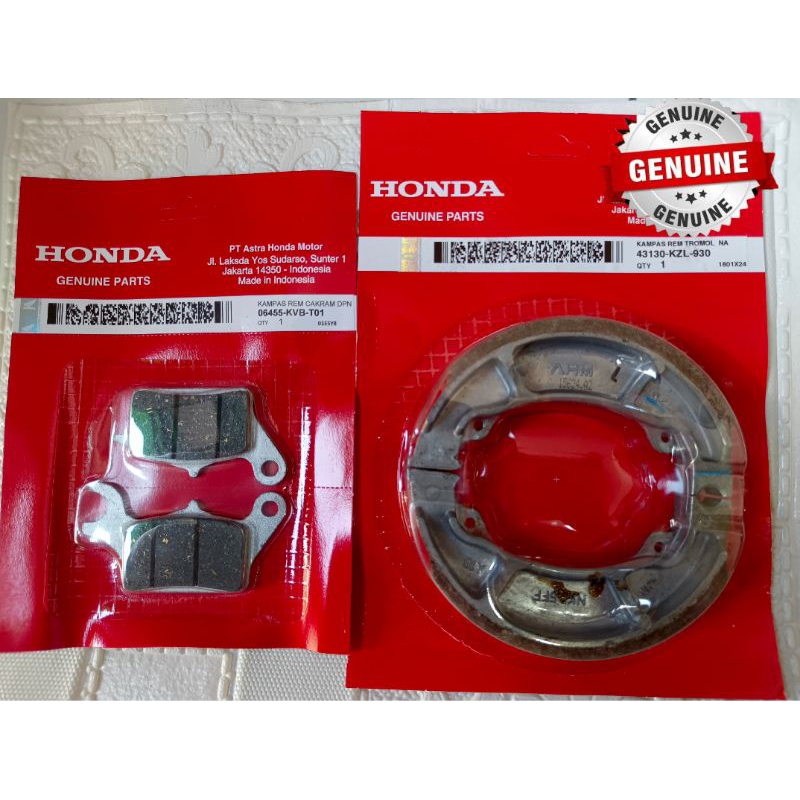 HONDA CLICK 125i V1 SET (Front&Rear) Genuine parts | Shopee Philippines
