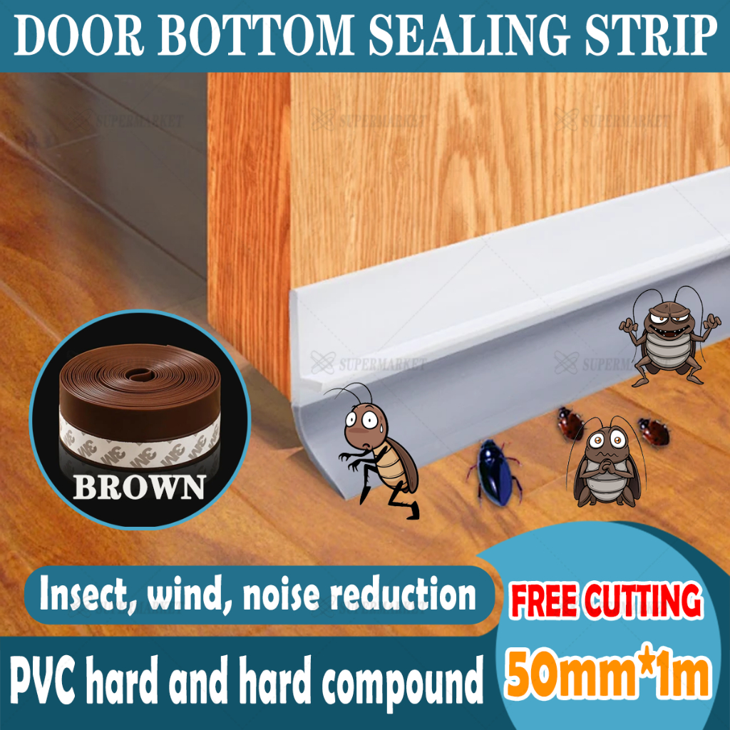 Door bottom sealing strip Wind -proof wind leakage strip of door seam ...