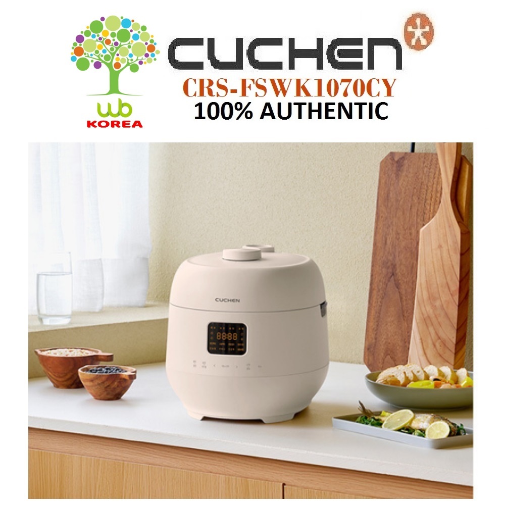 CUCHEN The Fit Slim Electric Pressure Rice Cooker CRS-FSWK1070CY (10 ...