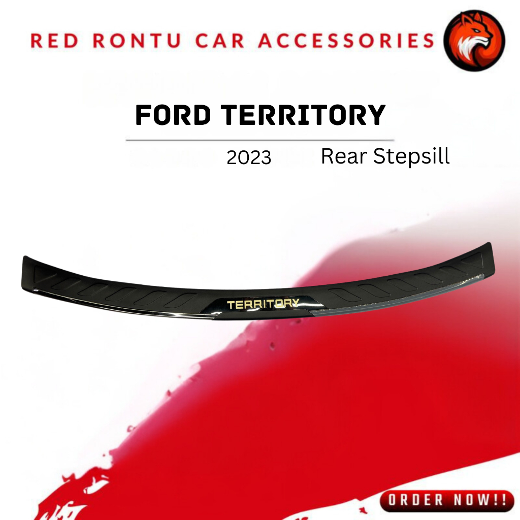 FORD TERRITORY 2023 Rear Step Sill/Rear Bumper Guard, exterior car ...