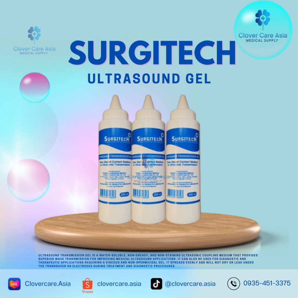 SURGITECH Ultrasound Transmission Gel (250ml) | Shopee Philippines