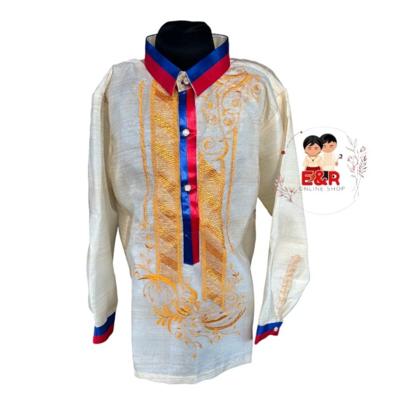 Barong for kids - Philippines Flag inspired ( UN costume / Buwan ng ...