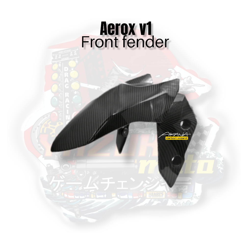 AEROX V1 FRONT FENDER TWILL CARBON | Shopee Philippines
