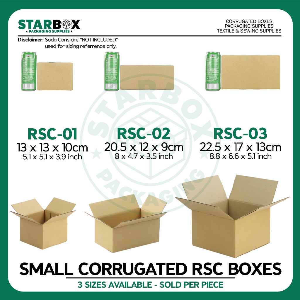 Starbox Brown Kraft Corrugated RSC Boxes Shipping Box Packaging Box ...