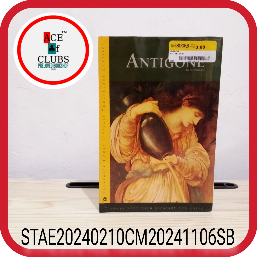 Antigone book by Sophocles (Preloved/Used) | Shopee Philippines