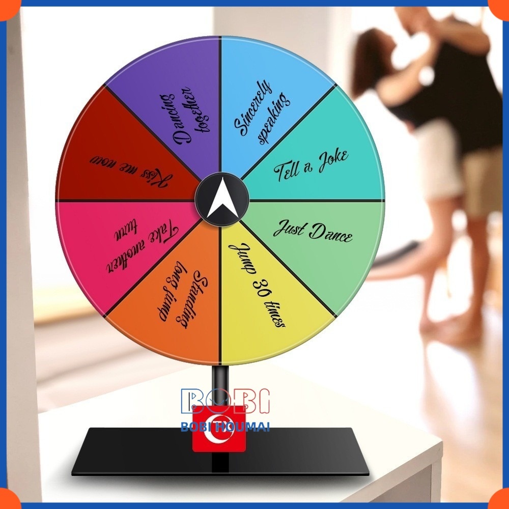 【COD】 Lucky Draw Roulette Wheel Wheel Prize Spin Game Fortune Party ...