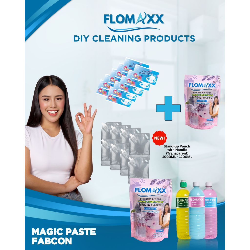 DIY Fabric Conditioner Kit – FREE 8 Pouches + Label Stickers (Regular ...