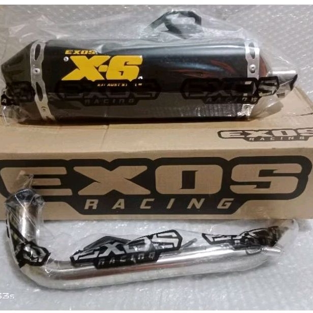 EXOS X-6 PIPE MUFFLER YAMAHA MIO I 125 M3/SOUL I 125 | Shopee Philippines
