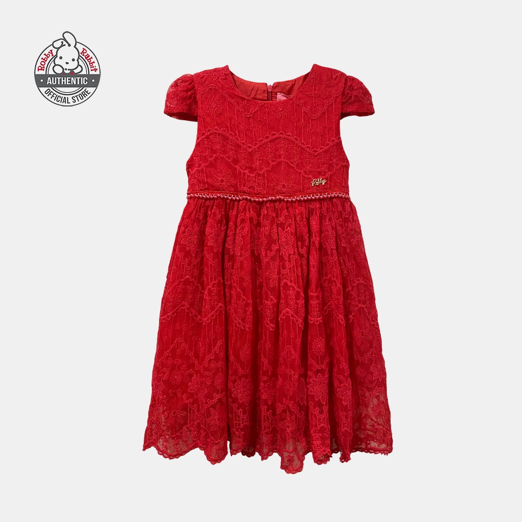 Robby Rabbit Whimsy Fairy Cap Sleeve Dress (Red) | Shopee Philippines