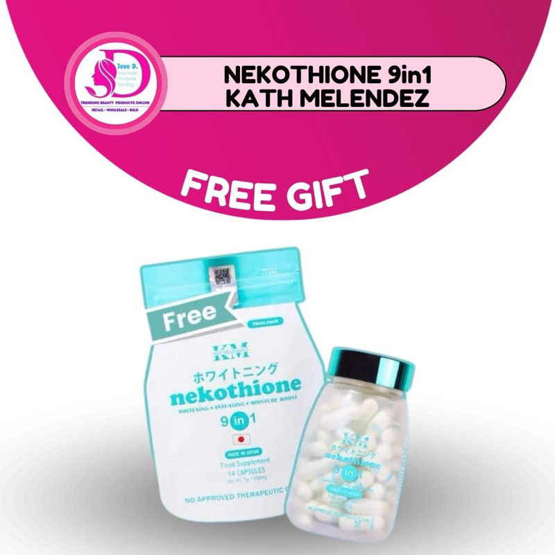Nekothione 9 in 1 Bottle + 1 Free Trial pack + Facial Mask | Shopee ...