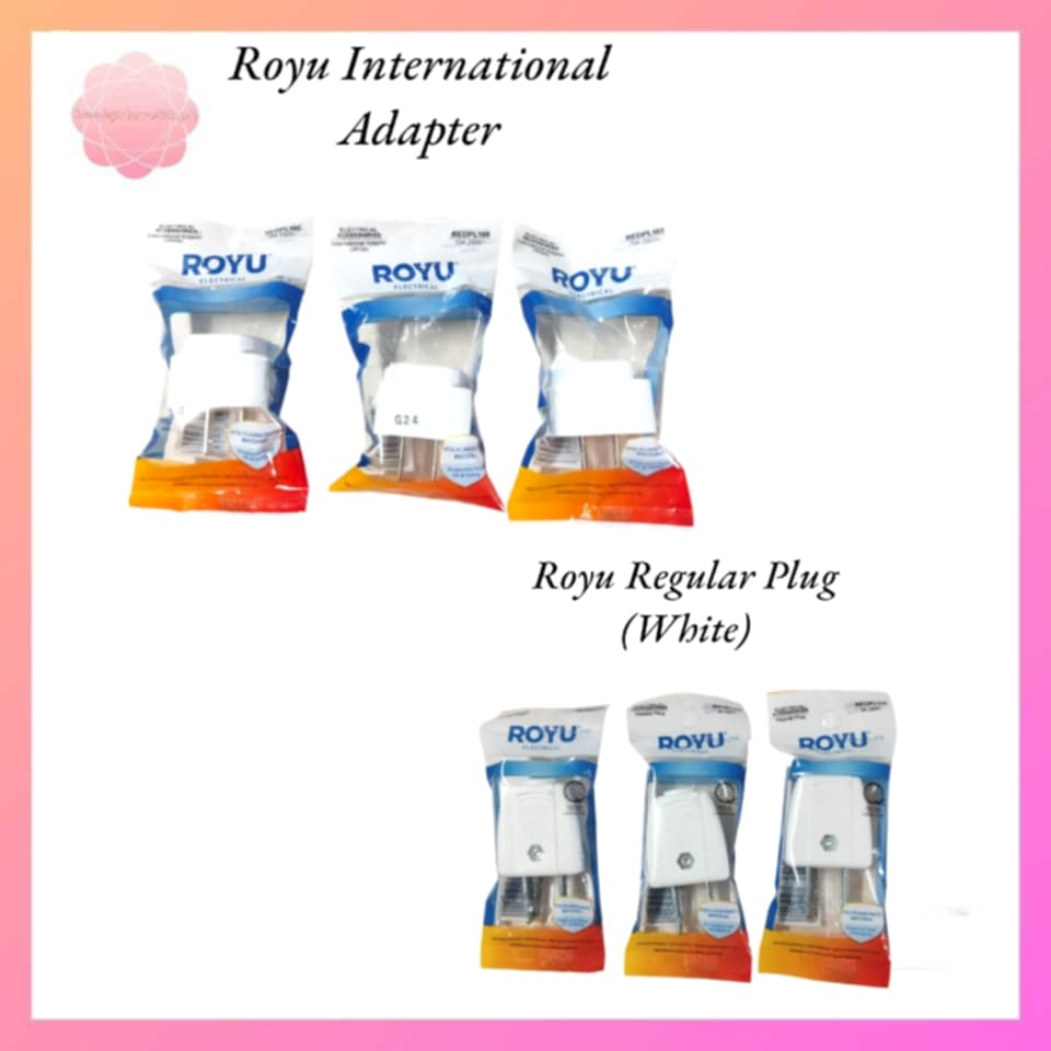 ROYU Adapter Socket Regular Universal Adaptor & PVC Plug with Clamp ...
