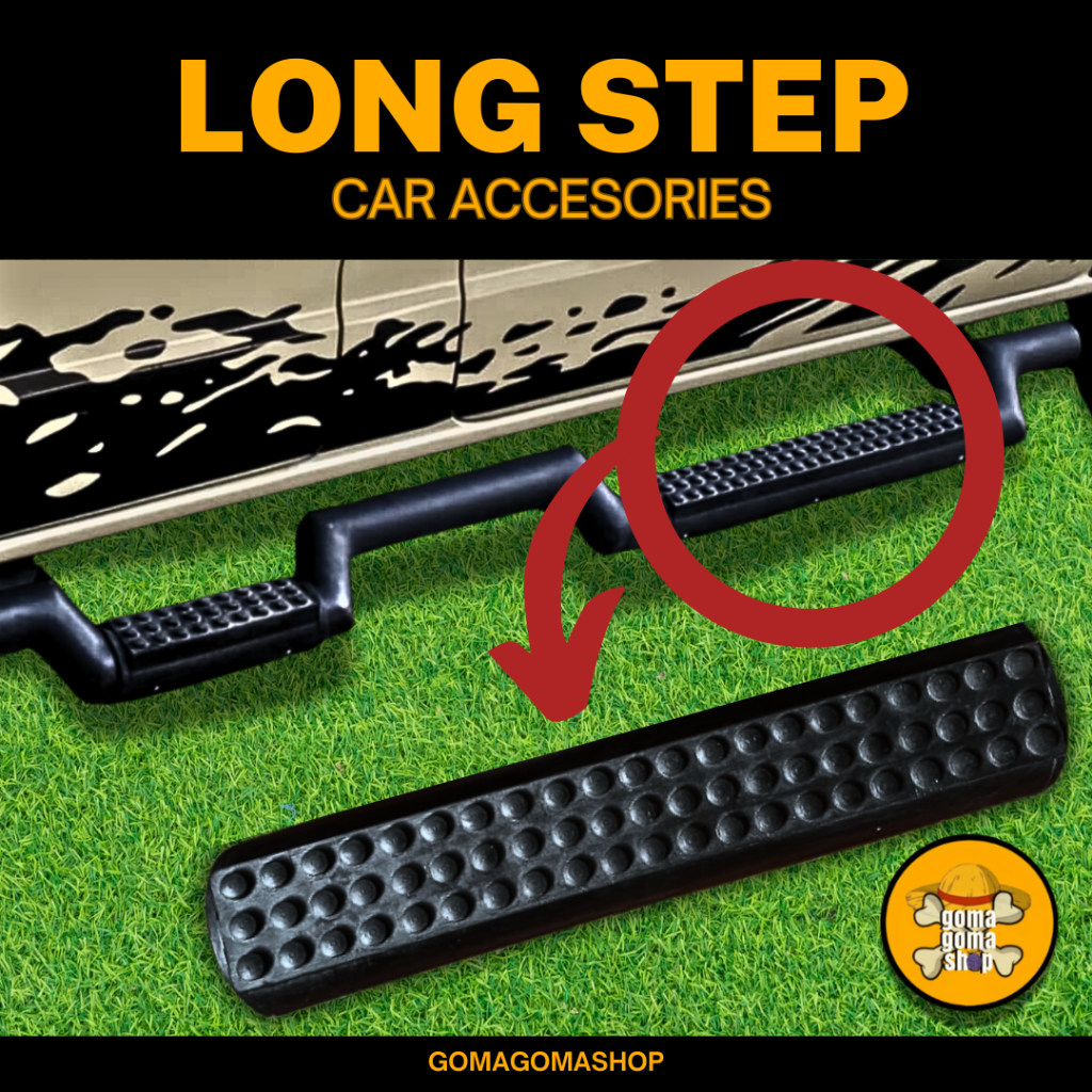 Long Step Tube Rubber Side Step For Cars Foot Cover Protection / Step ...