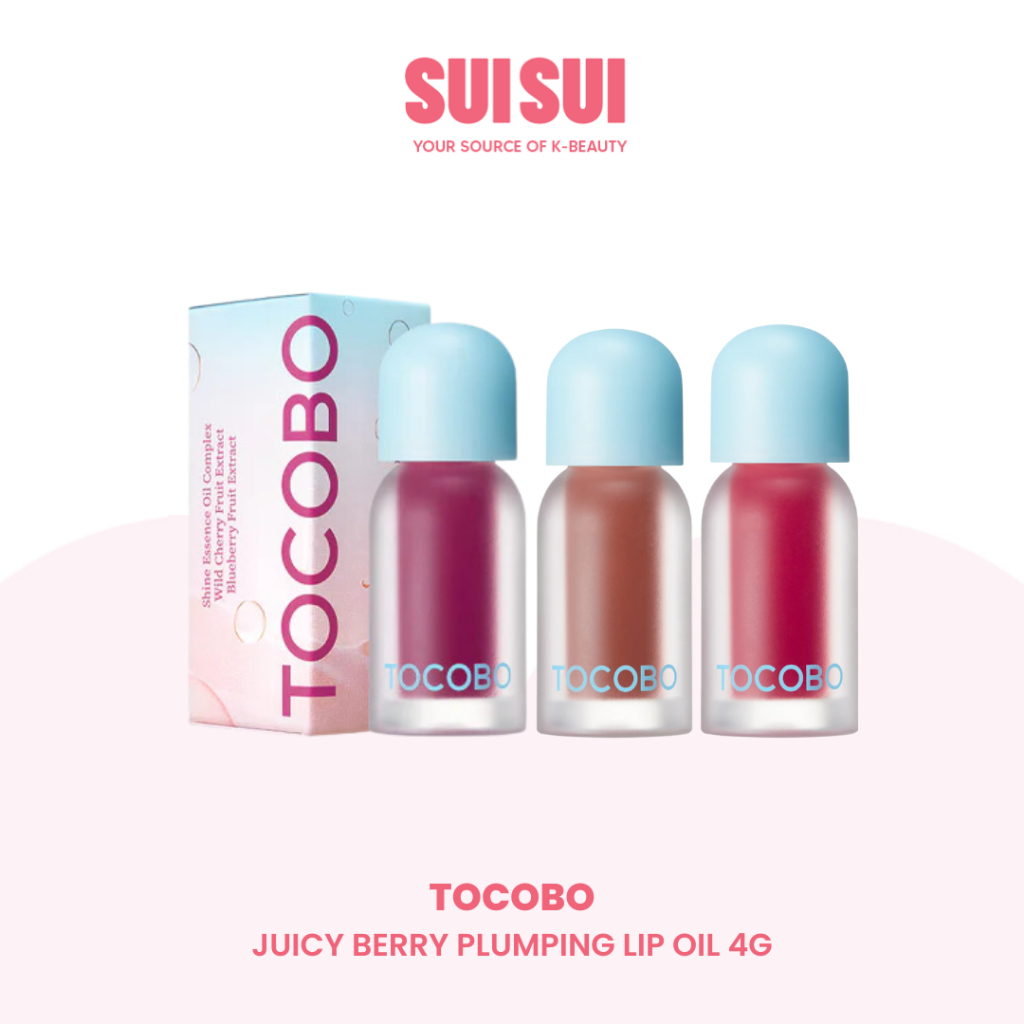 TOCOBO Juicy Berry Plumping Lip Oil 4g | Shopee Philippines