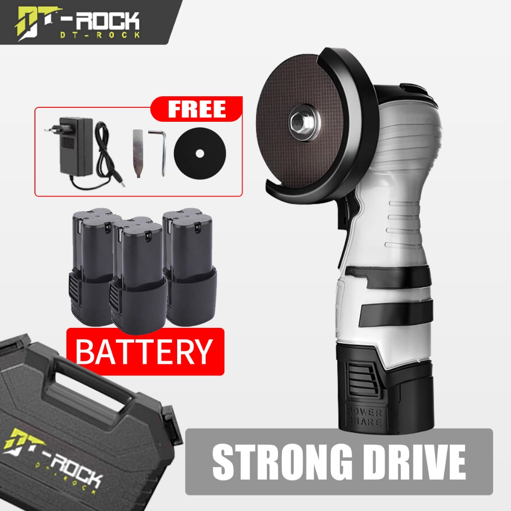 DT-ROCK 3 Inch Cordless Angle Grinder Electric Hand Grinder Polishing ...