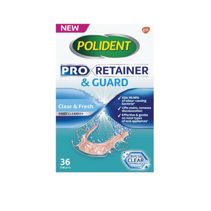 Polident Pro Retainer Cleanser 36 Tablets | Shopee Philippines