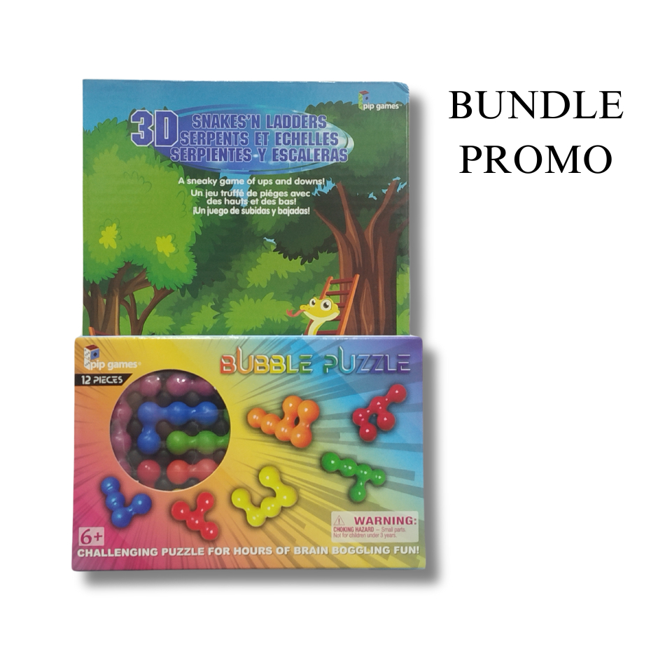 Bubble puzzle & Travel Games Snakes 'n Ladders Bundle Promo | Shopee ...