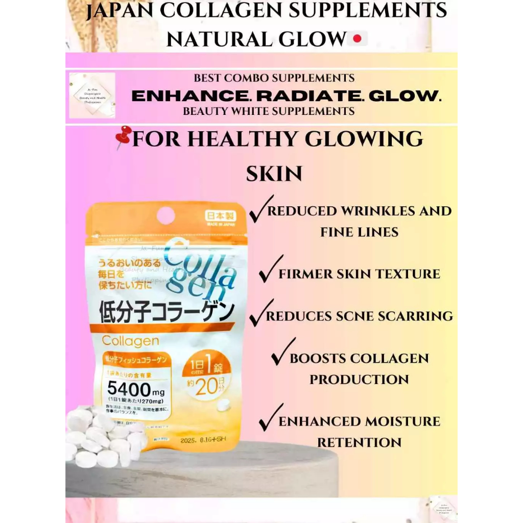 FISH COLLAGEN ORANGE SUPPLEMENT ( JAPAN DAISO ) | Shopee Philippines