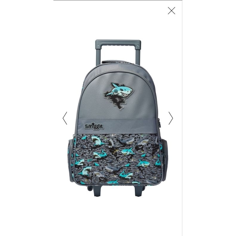 Smiggle Wild Side Trolley Backpack With Light Up Wheels | Shopee ...