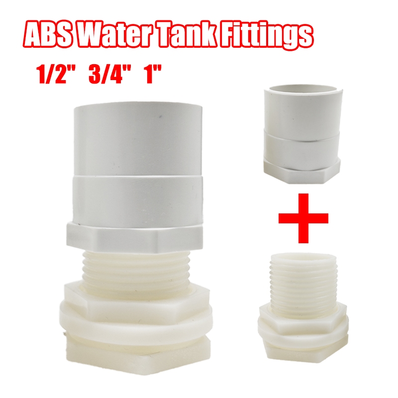 1/2" 3/4" 1" Water Tank Connector Fittings Thread Connector Pipe ...