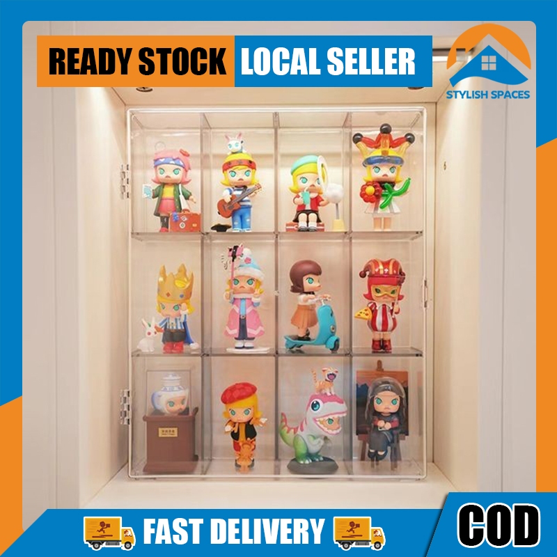 Popmart Labubu Display cabinet wall mounted acrylic storage box ...