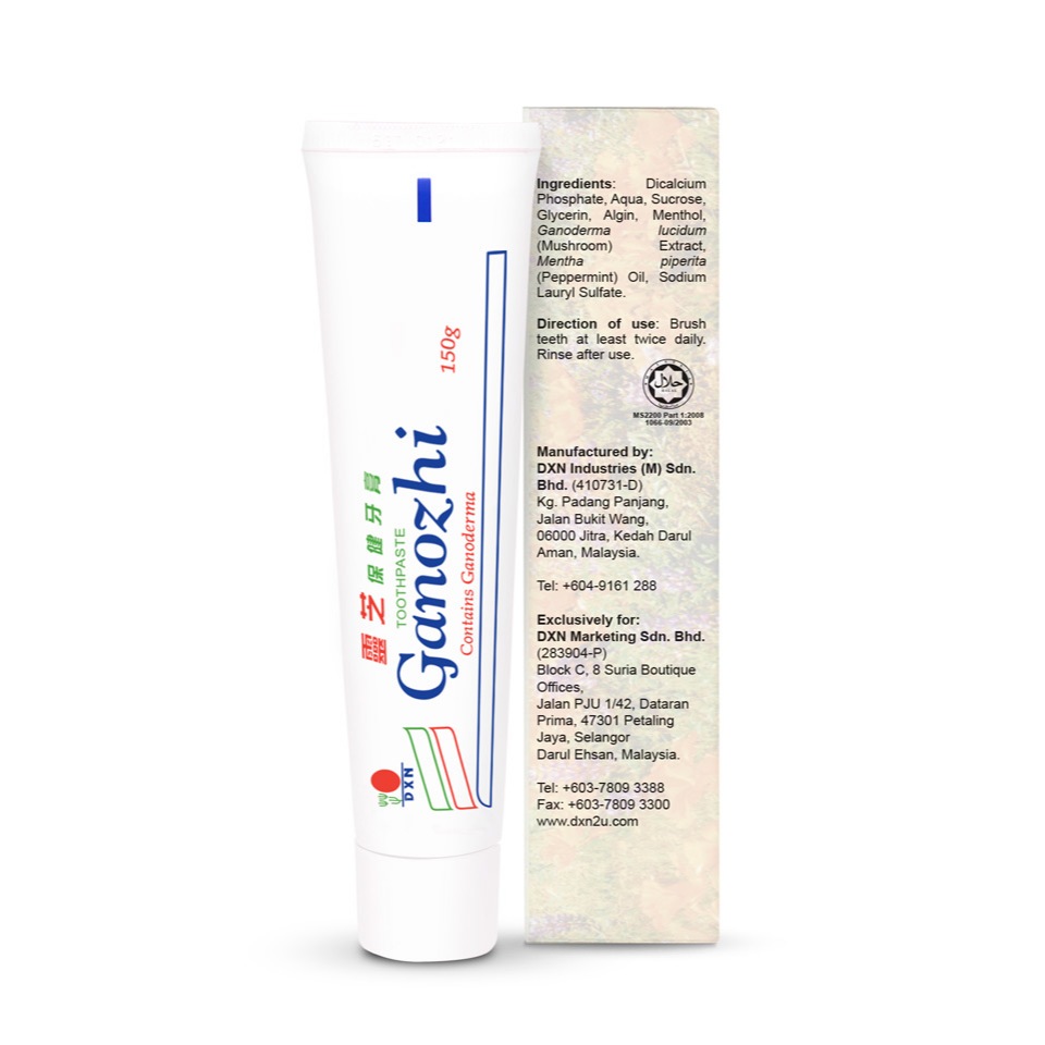 DXN Ganozhi Toothpaste (PLUS) 150g | Shopee Philippines