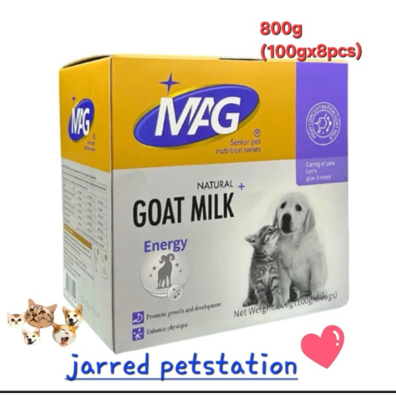 Mag Goat Milk for Dog & Cat (800gm)(100gx8pcs) | Shopee Philippines