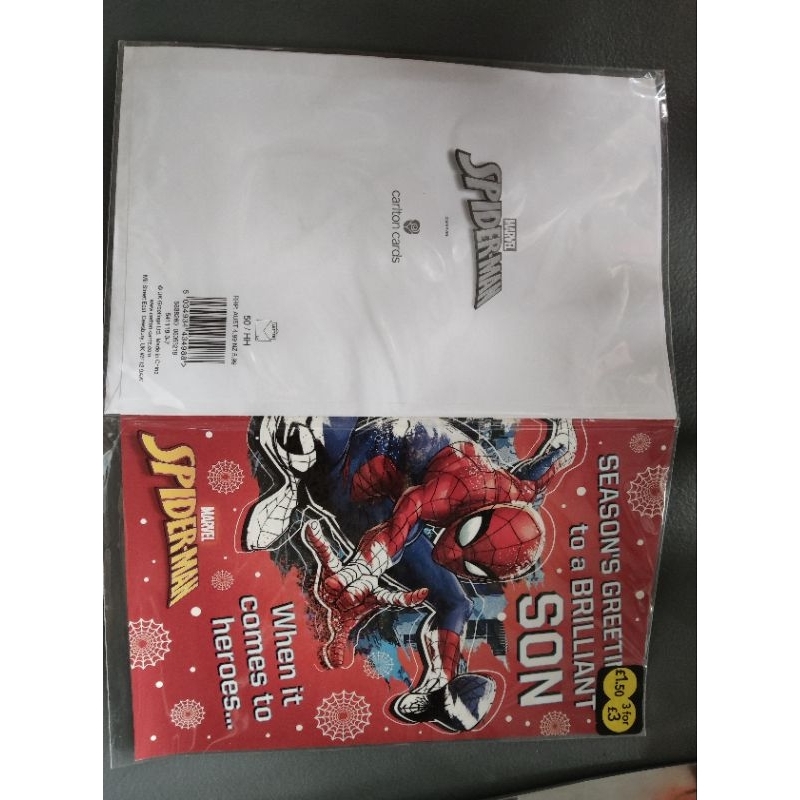SPIDER MAN CHRISTMAS CARDS | Shopee Philippines