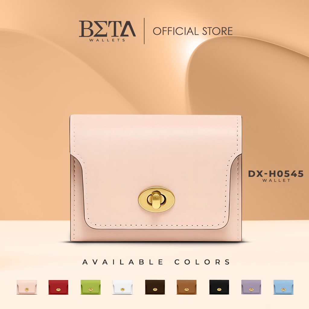 BETA Wallet For Woman Leather Korean Fashion Elegant Student Card ...