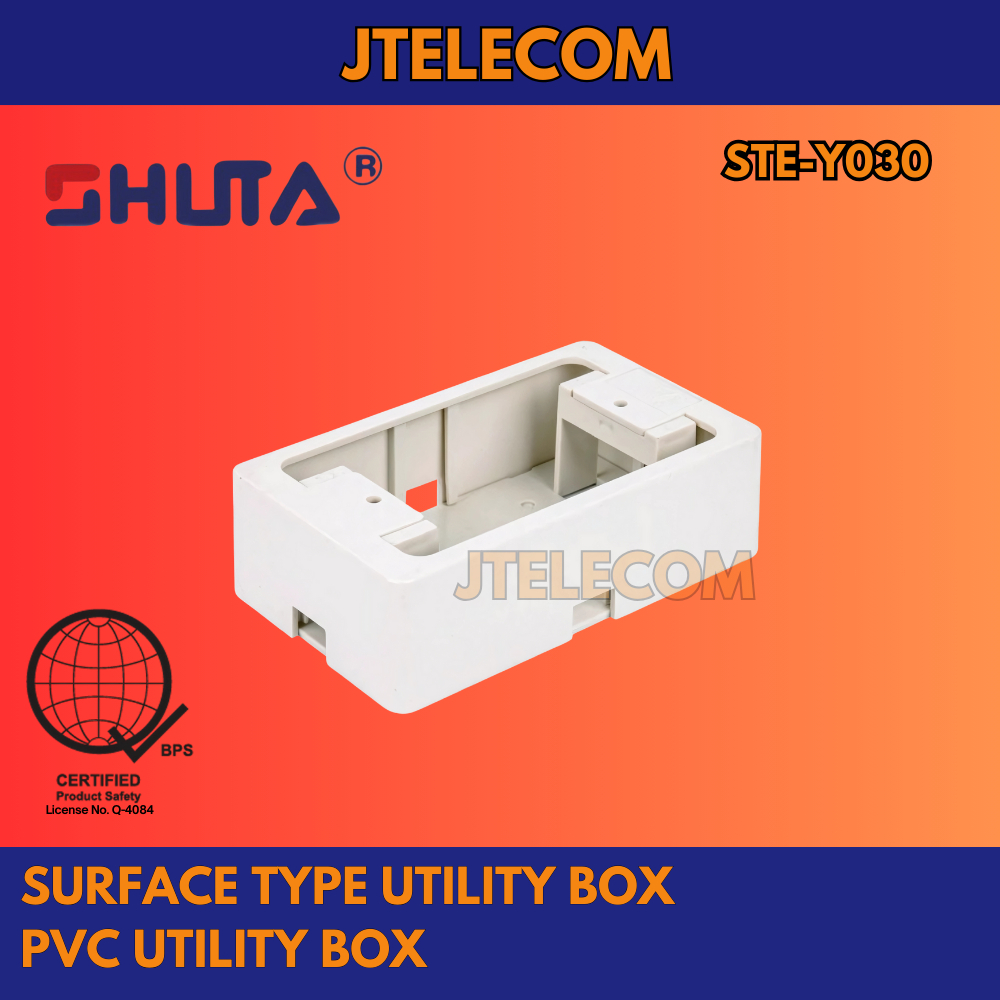 SHUTA SURFACE TYPE UTILITY BOX ELECTRICAL BOX BPS CERTIFIED STE-Y030 ...