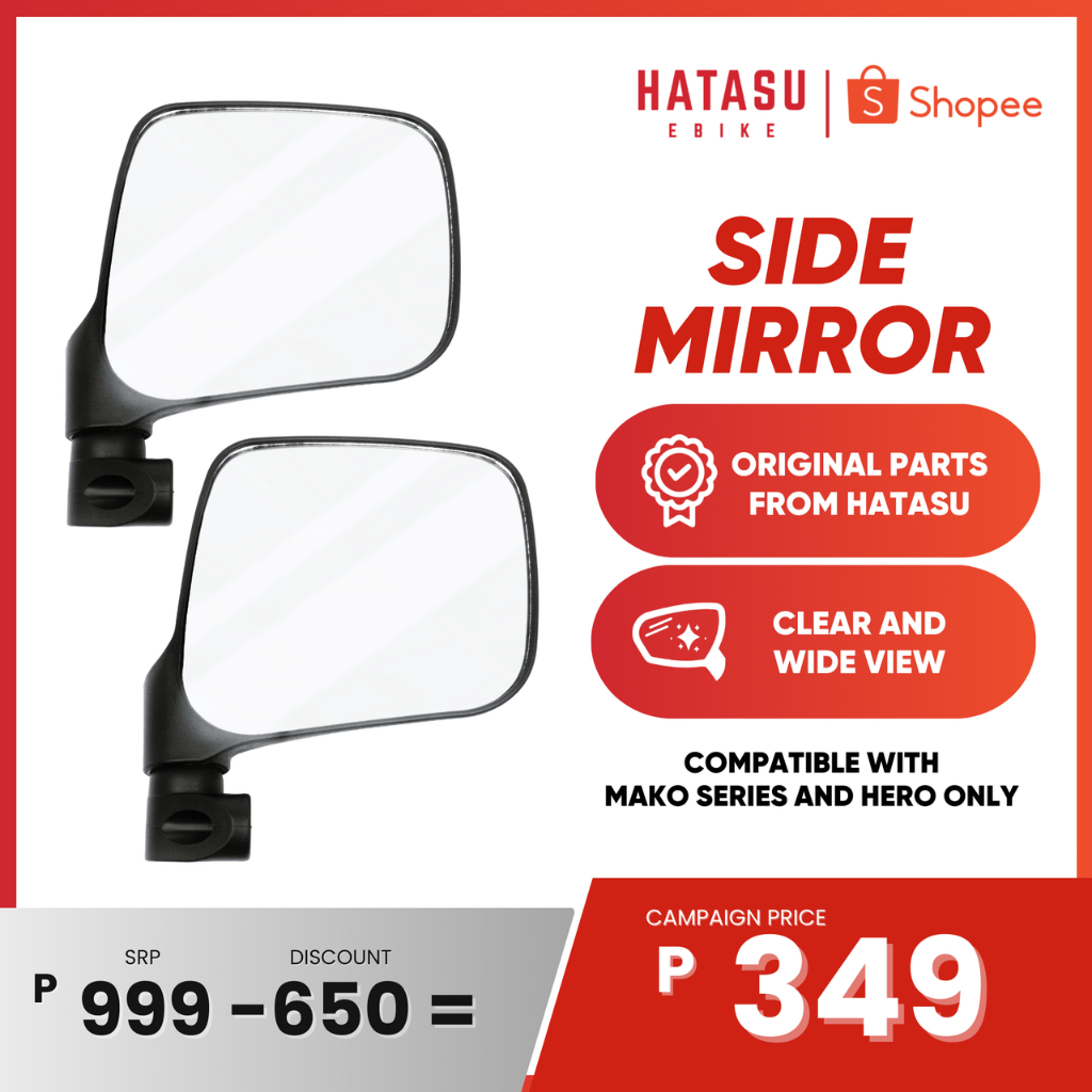HATASU Electrical Bike Side Mirror (Applicable for MAKO & HERO SERIES ...