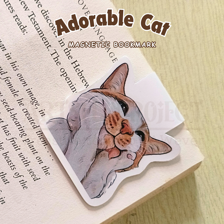 Adorable Cat Magnetic Bookmarks, Cute Cat Magnetic Bookmarks | Artsel ...